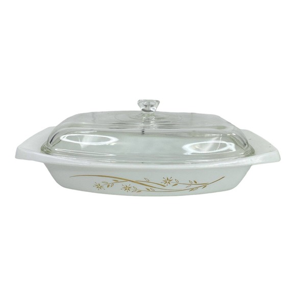 Pyrex | Dining | Pyrex 5 Quart Golden Honeysuckle Dish | Poshmark